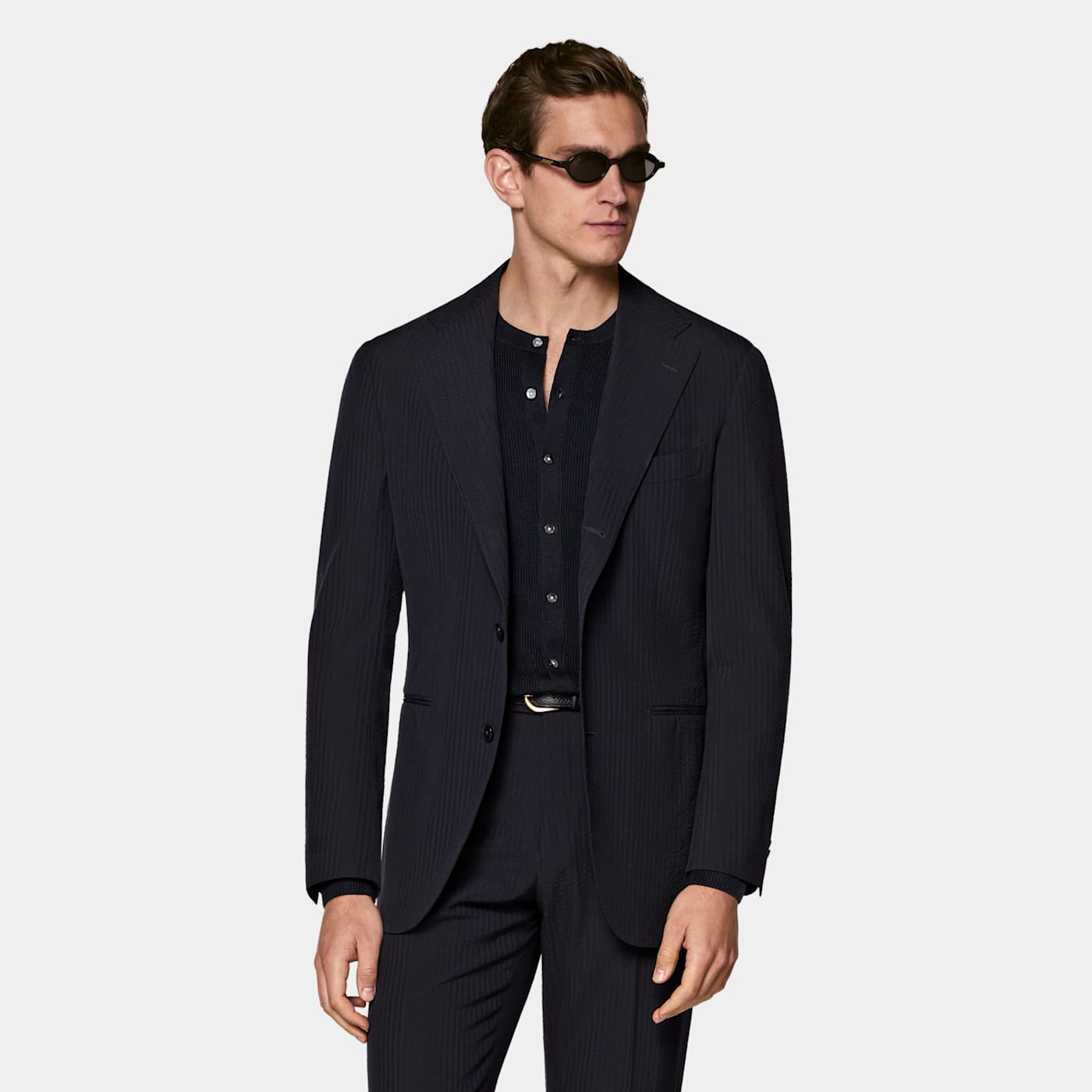 Suitsupply Navy Relaxed Fit Roma Suit In Black | ModeSens