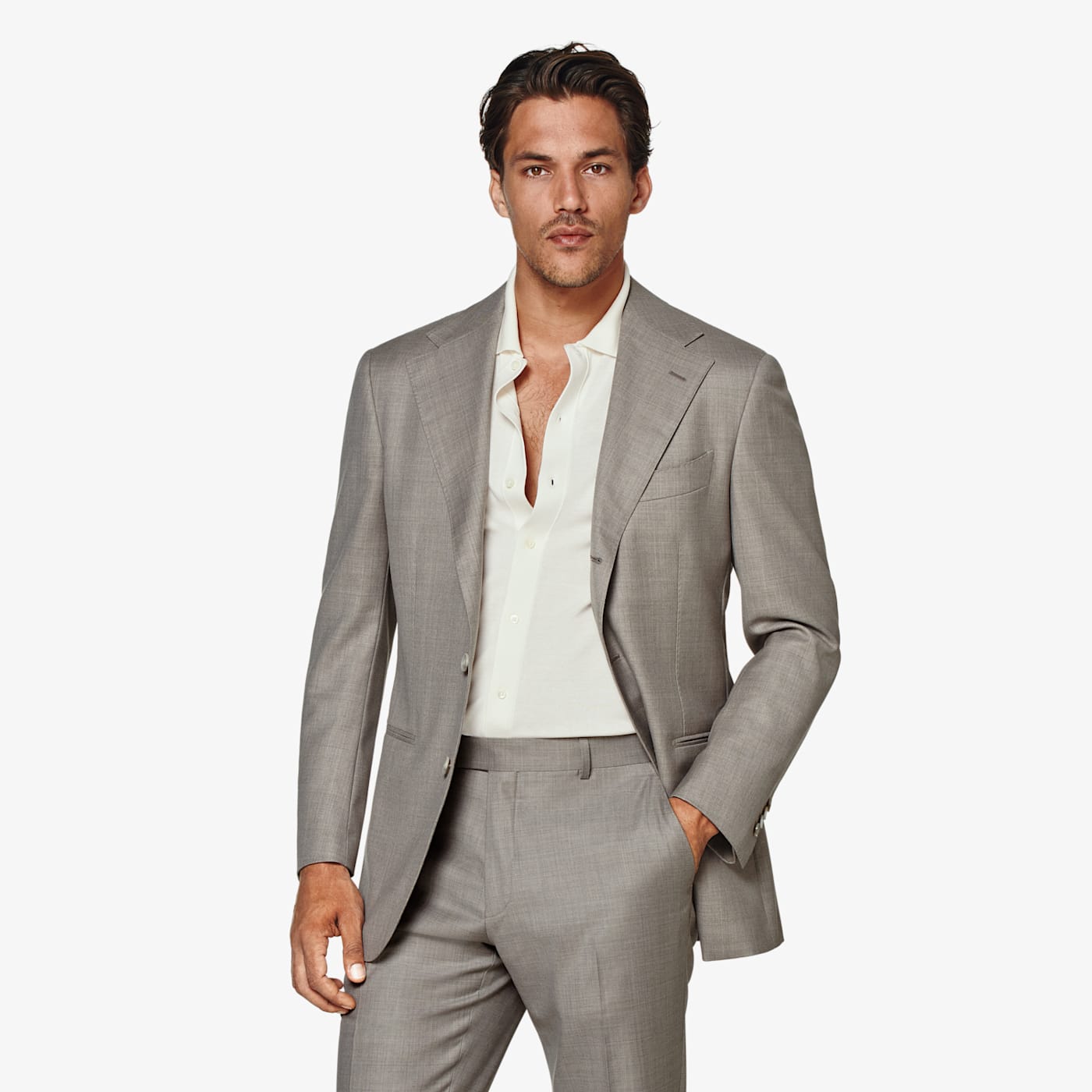 Suitsupply Sand Roma Suit In Gray | ModeSens