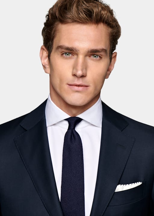 Men's Navy Suits | SUITSUPPLY Qatar