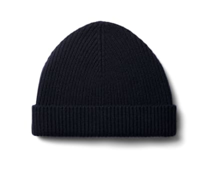 Navy Beanie in Merino Wool & Mongolian Cashmere | SUITSUPPLY Canada